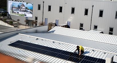 Modern dynamic façade and pergola Agava - Soltec