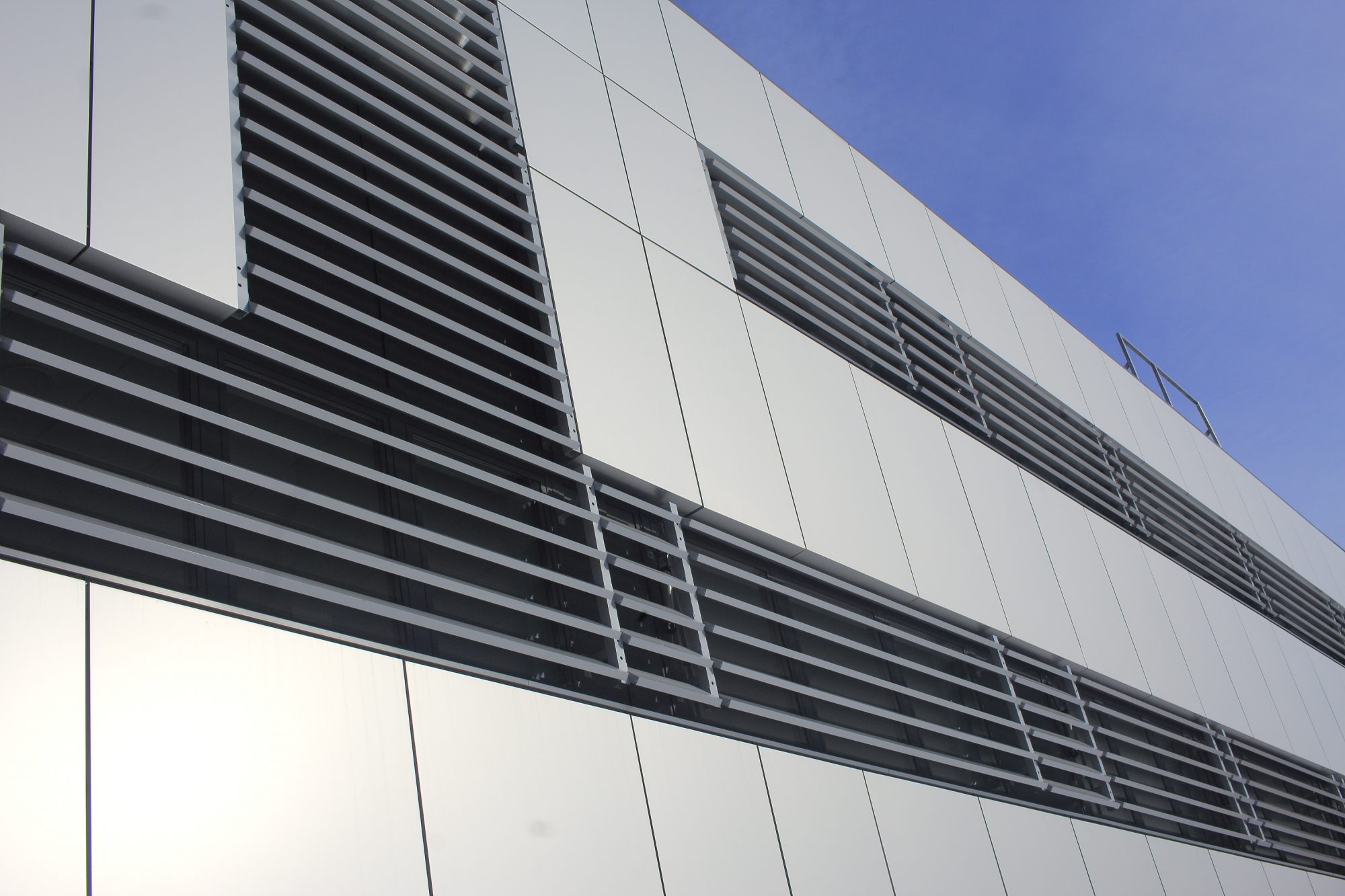 New Soltec facade with Sunbreakers - Soltec