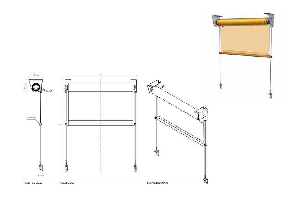 Roller blinds V - Soltec