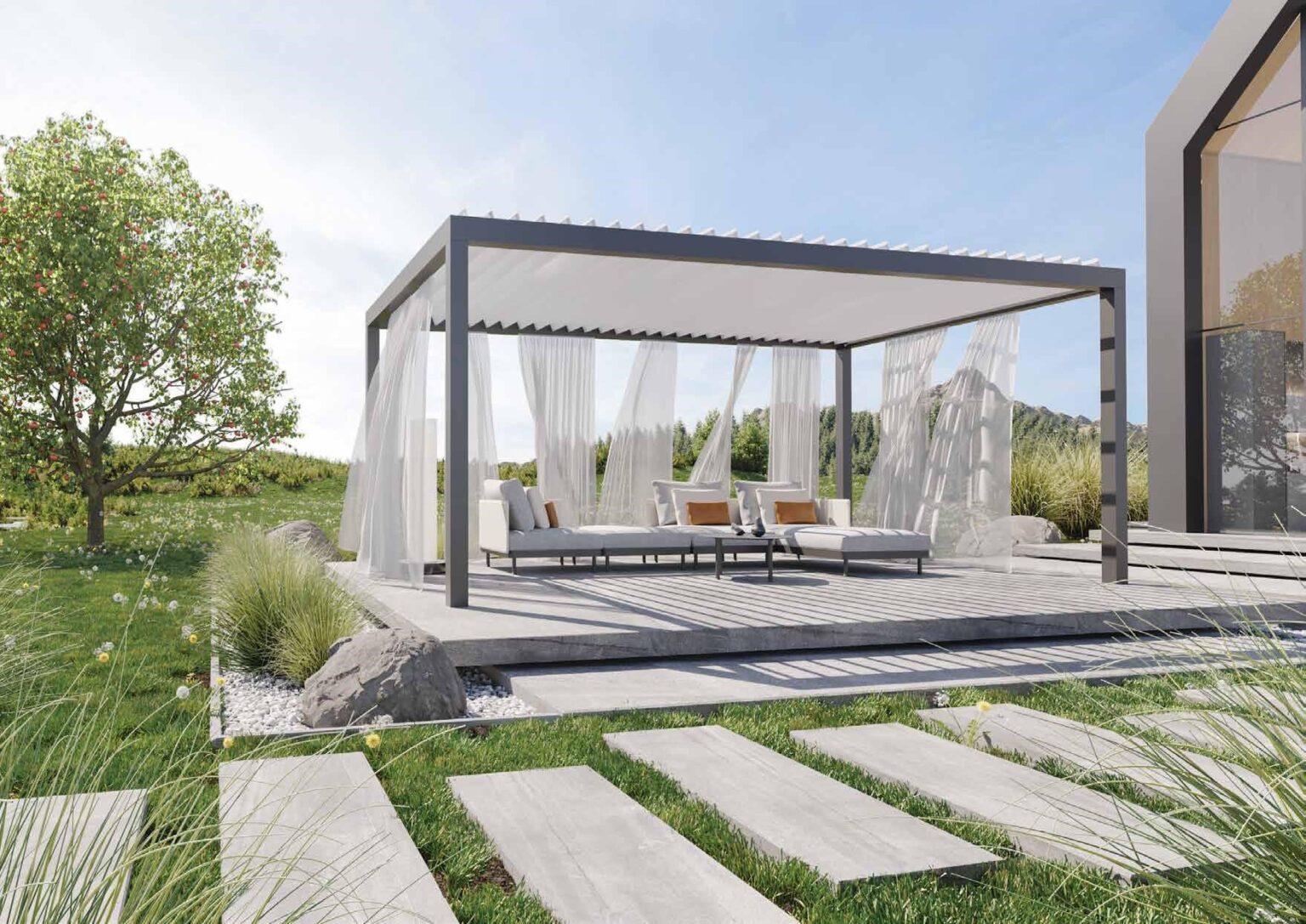 Soltec bioclimatic pergola - Soltec