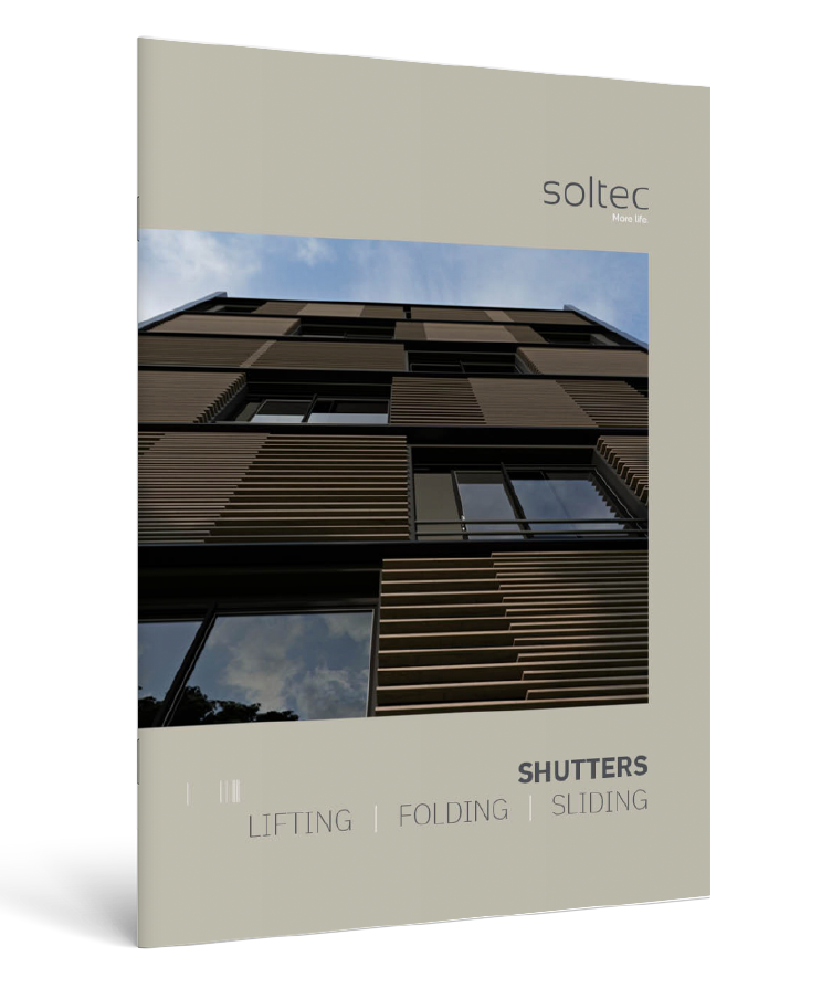 Modern dynamic façade and pergola Agava - Soltec