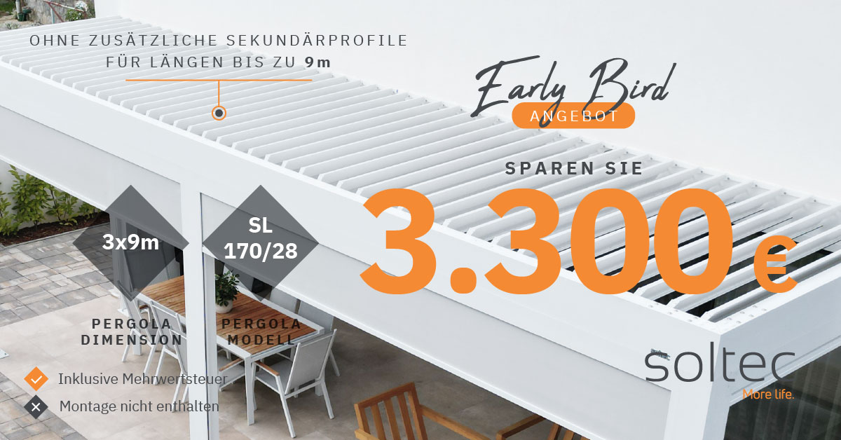 Pergola Agava SL 170/28 - Soltec