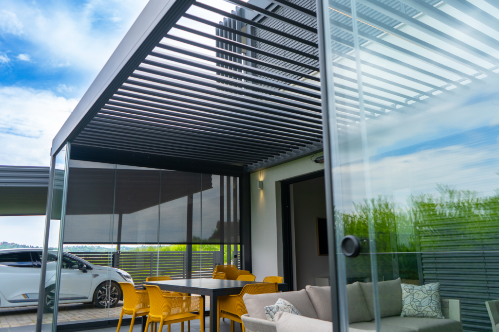 Pergola Soltec 170/36 (Type 1) Glass panels, heater, LED, Croatia