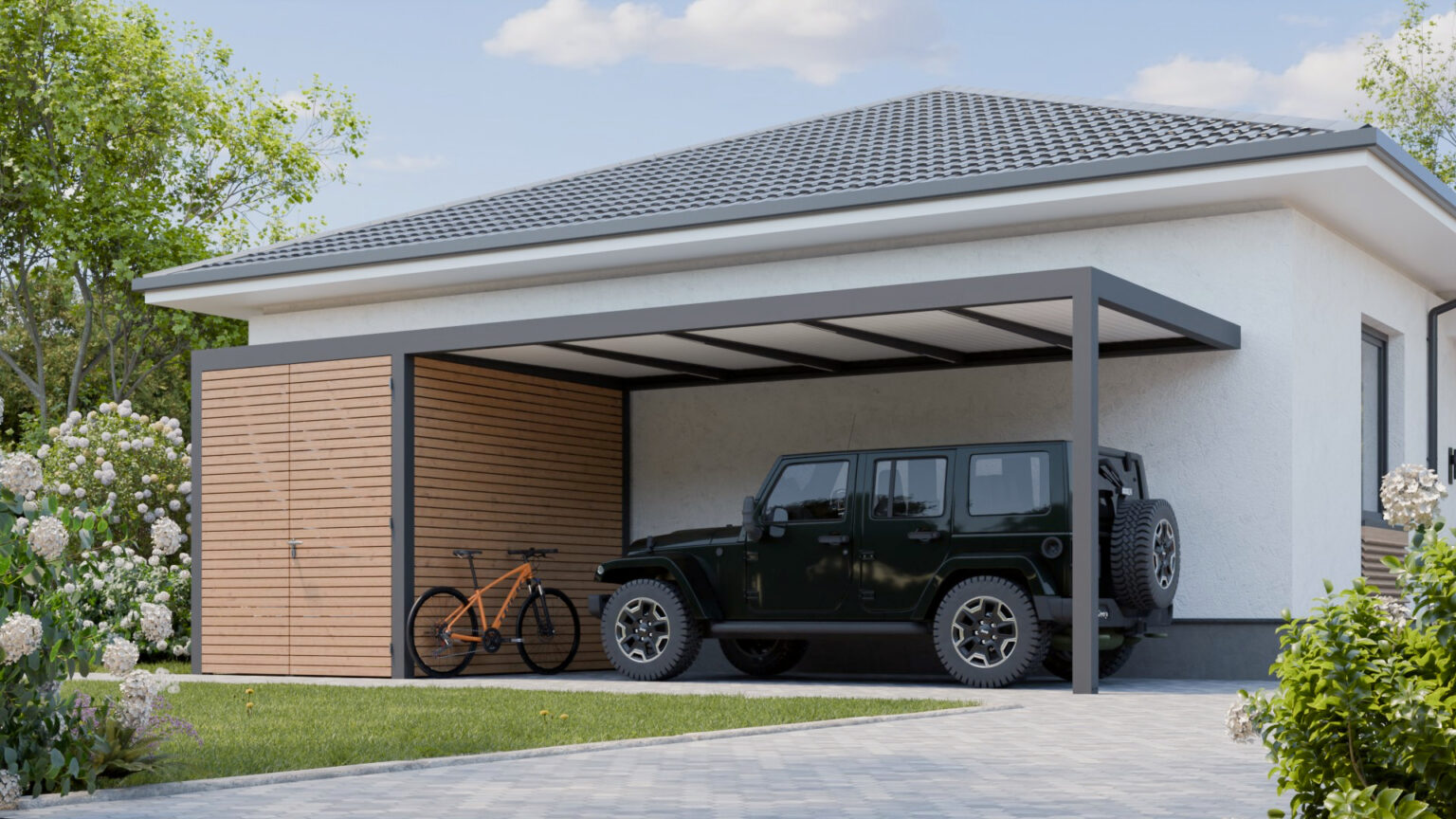 Carport nach Ihren Wünschen maßgefertigt - Soltec